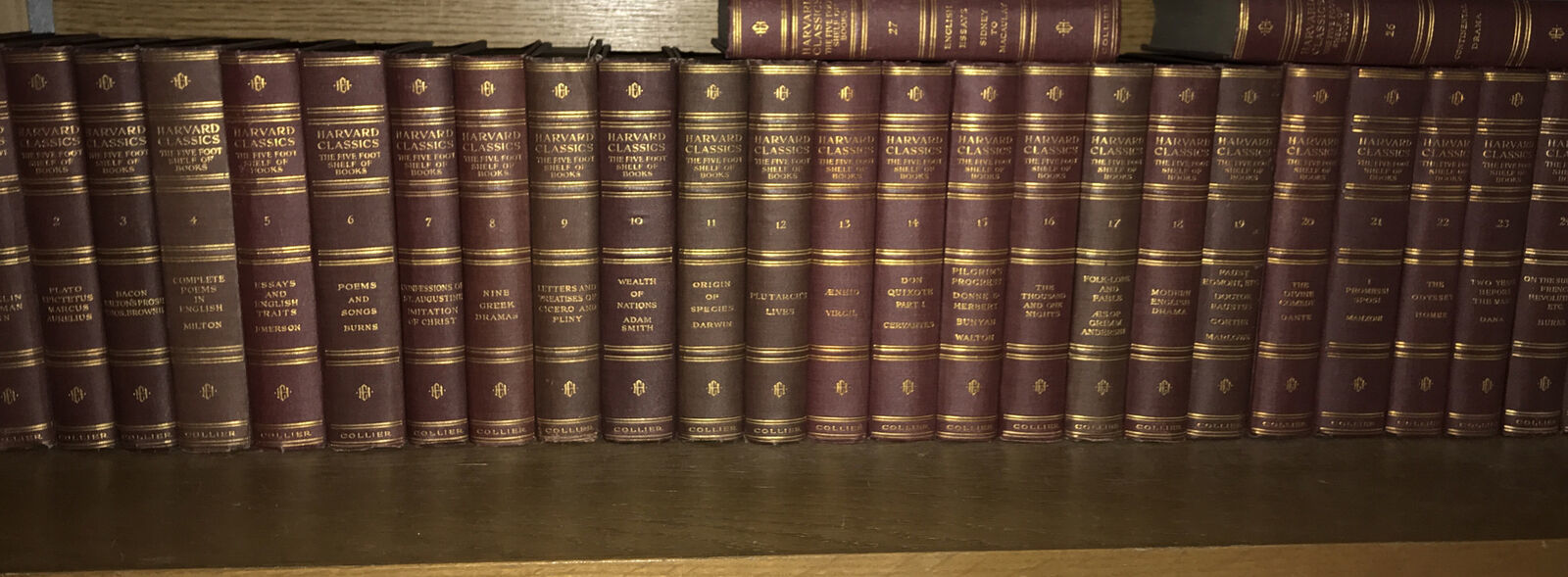 Old HARVARD CLASSICS! 1909! First Edition Complete 51 Vol Set Good ...