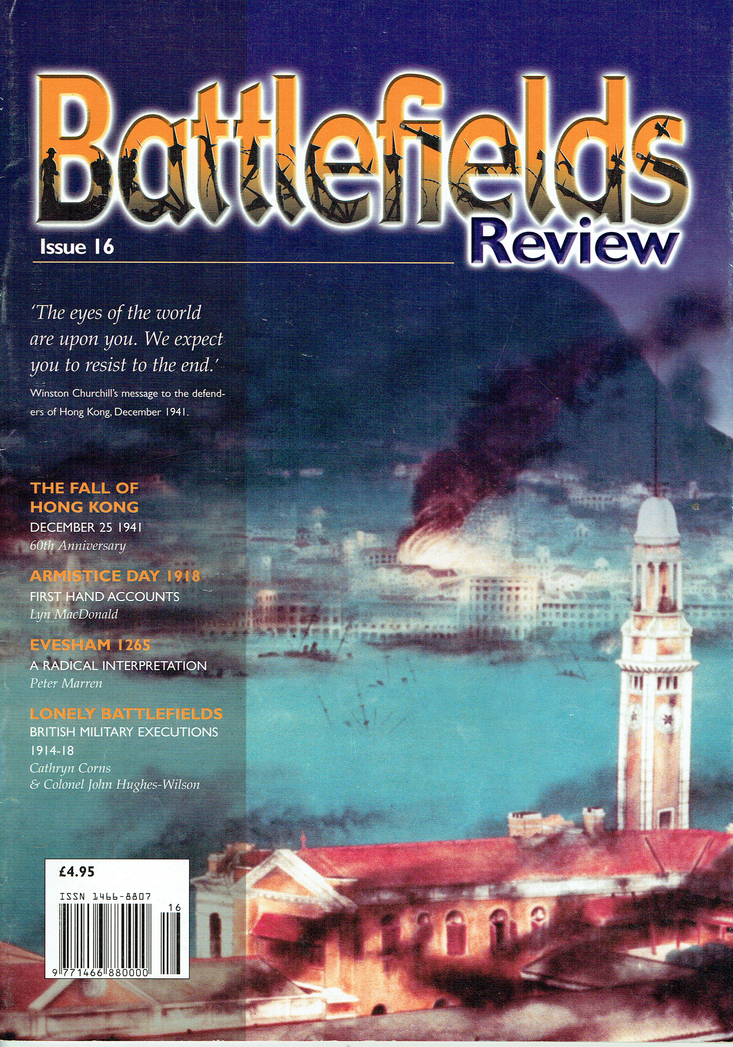 BATTLEFIELDS REVIEW ISSUE NO.16 by Cooksey, J. (edited. ): (2001 ...