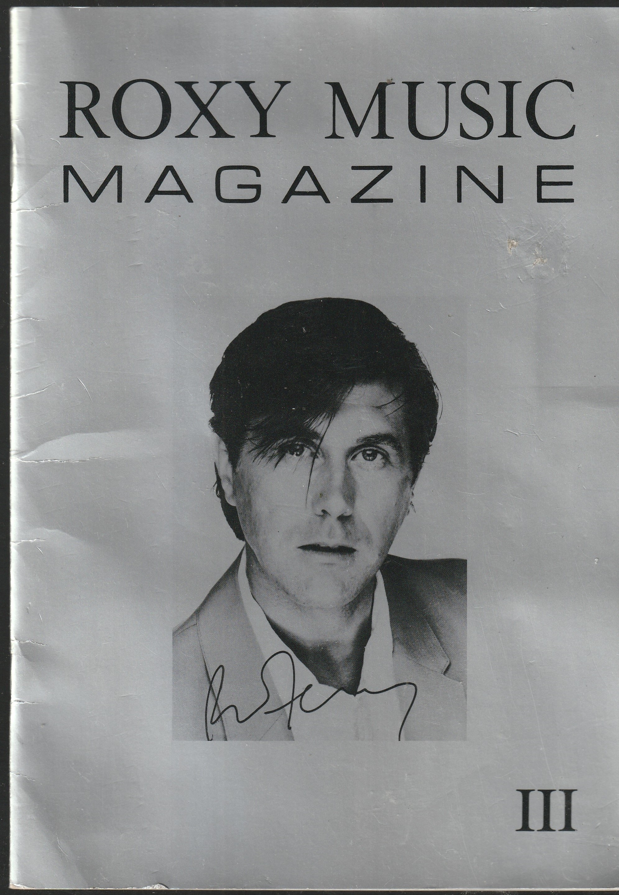 Roxy Music Magazine III by Hendriks, Tom and Joep Lupgens (editors ...