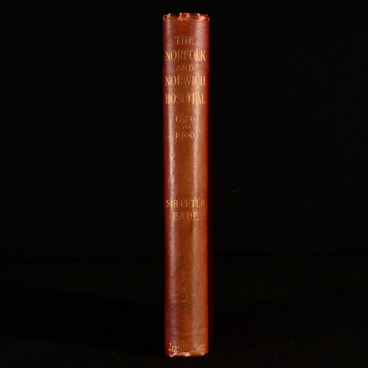 The Norfolk & Norwich Hospital 1700 to 1900 by Sir Peter Eade: Very ...