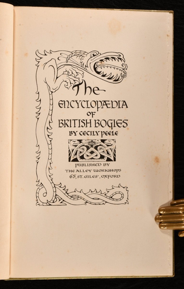 The Encyclopaedia of British Bogies by Cecily Peele: Very Good Hardback ...