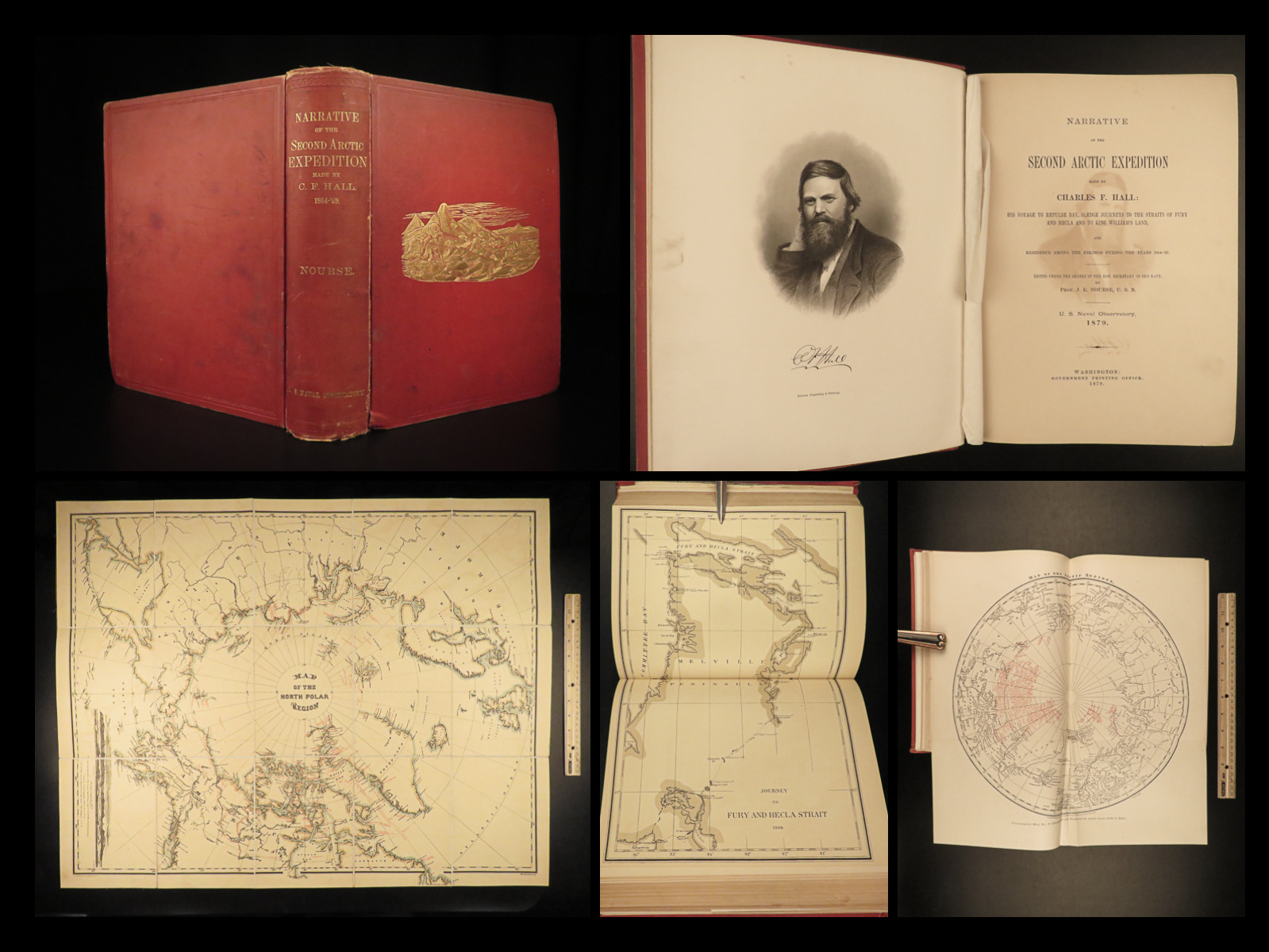 Narrative of the second Arctic expedition made by Charles F. Hall: his ...