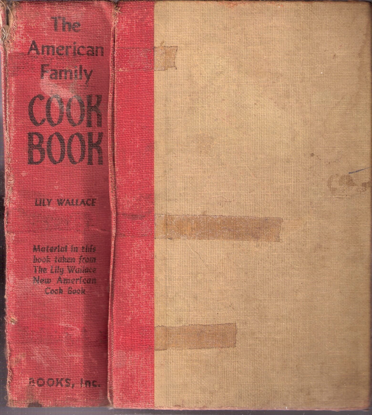 The American Family Cook Book de Wallace, Lilly: Good Hardcover (1954 ...