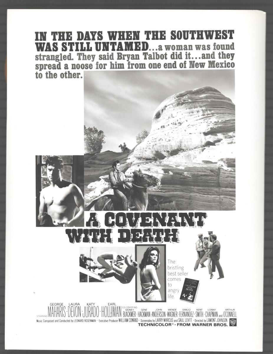Covenant with Death 8'x10' Movie Still George Maharis Wende Wagner ...