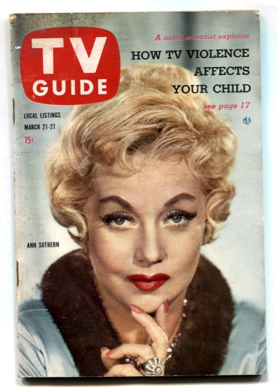 TV Guide 3/21/1959 - St Louis edition- Ann Sothern: (1959) Magazine ...