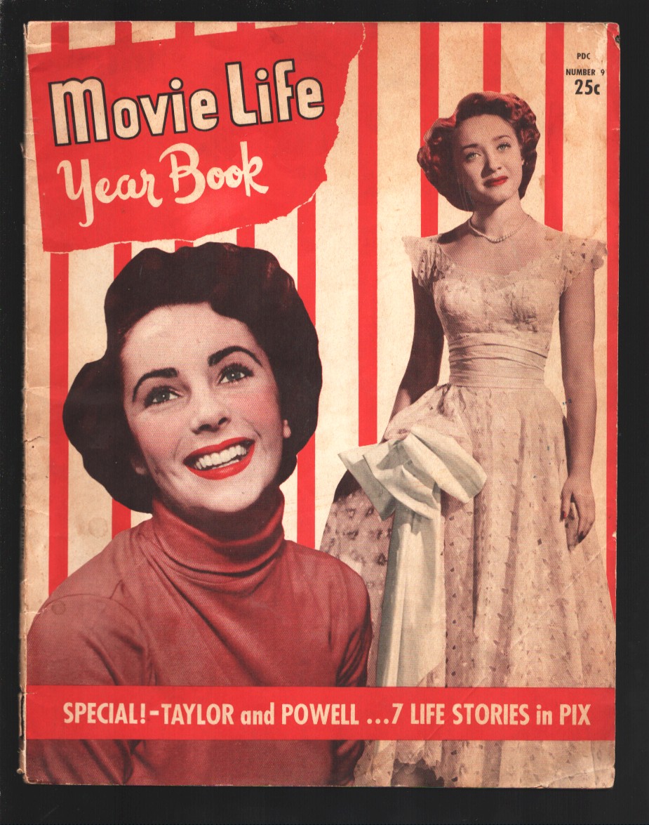 Movie Life Yearbook #9 1949-Liz Taylor & Jane Powell cover & life ...