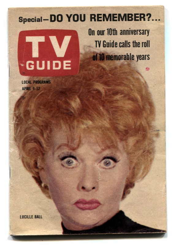 TV Guide 4/6/1963 - St Louis edition-- Lucille Ball: (1963) Magazine ...