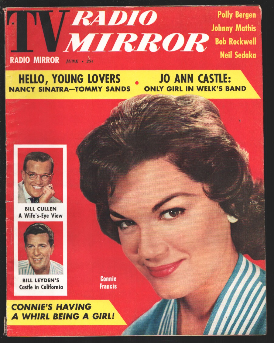 TV Radio Mirror 6/1960-Connie Francis-Johnny Mathis-Bill Cullen-Sandra ...