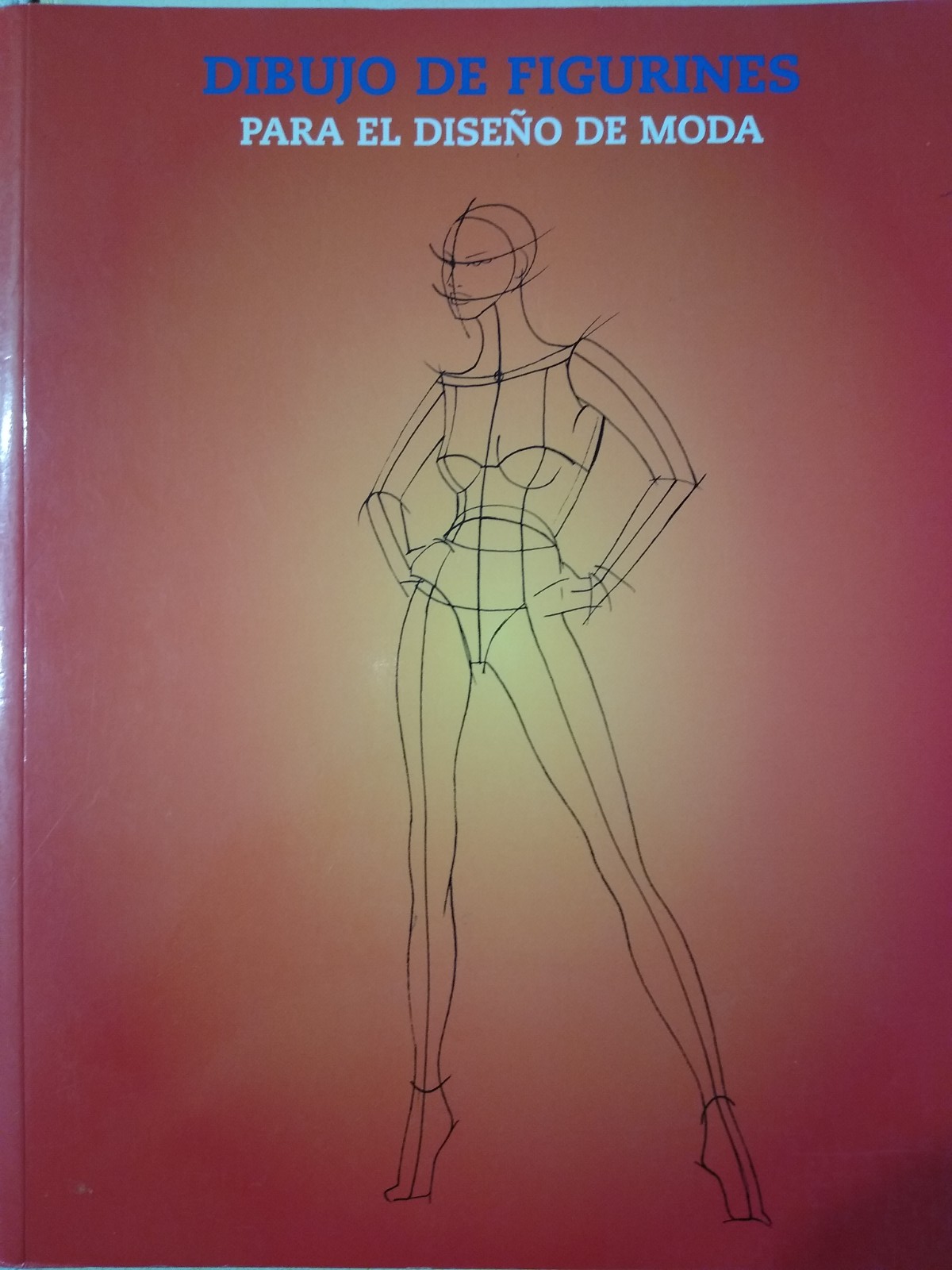 Dibujo De Figurines Para El DiseÑo De Moda Bien Encuadernación De Tapa