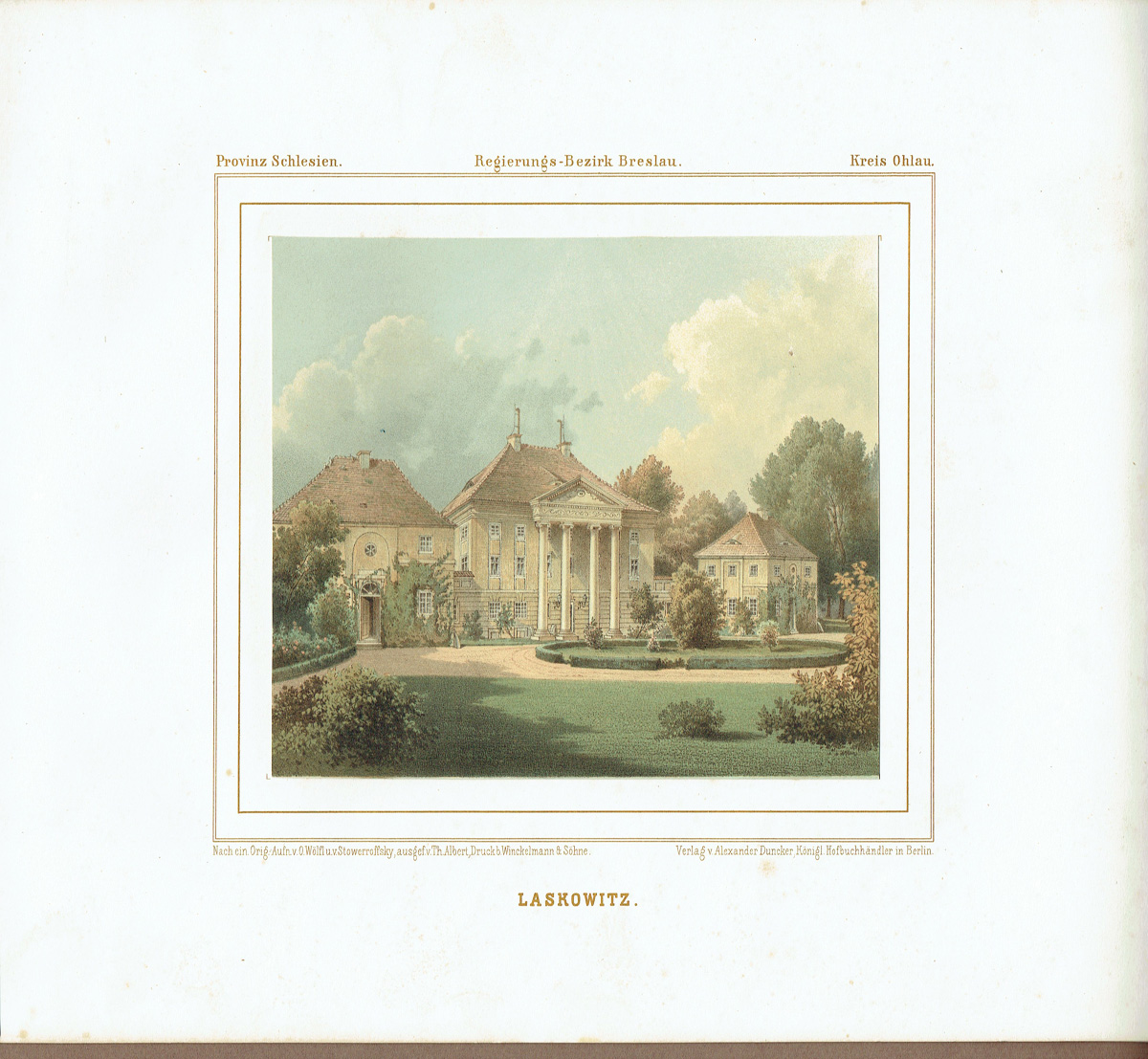 Laskowitz (Provinz Schlesien, Regierungsbezirk Breslau, Kreis Ohlau ...