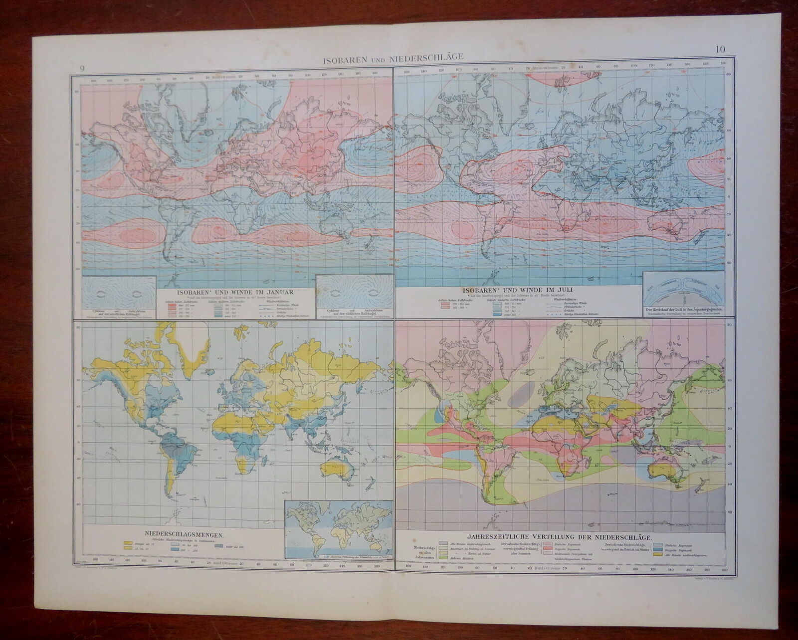 Winds of the World Isobaric World Map Temperatures 1898 Franke map ... Winds of the World Isobaric World Map Temperatures 1898 Franke map ...