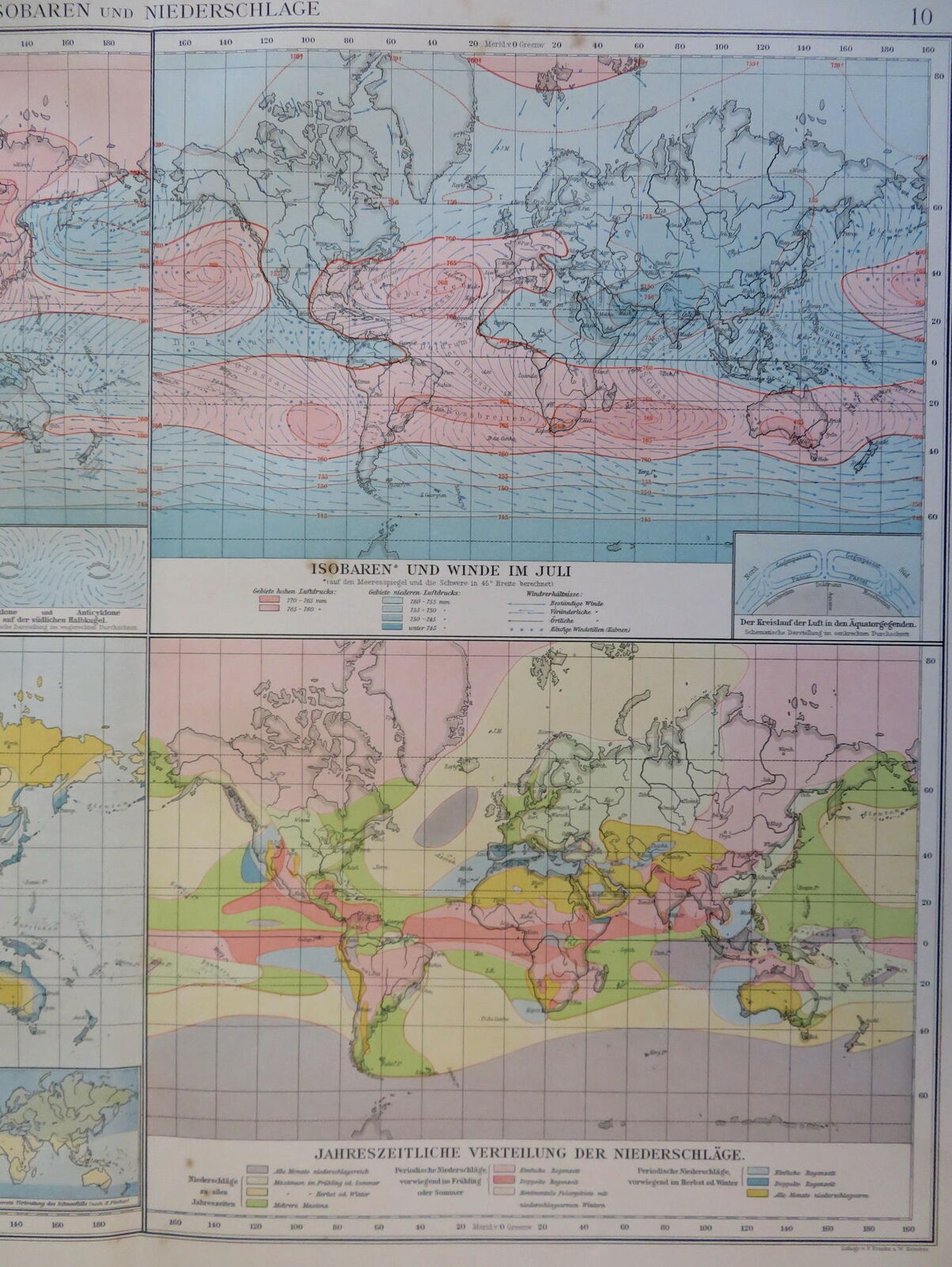 Winds of the World Isobaric World Map Temperatures 1898 Franke map ... Winds of the World Isobaric World Map Temperatures 1898 Franke map ...