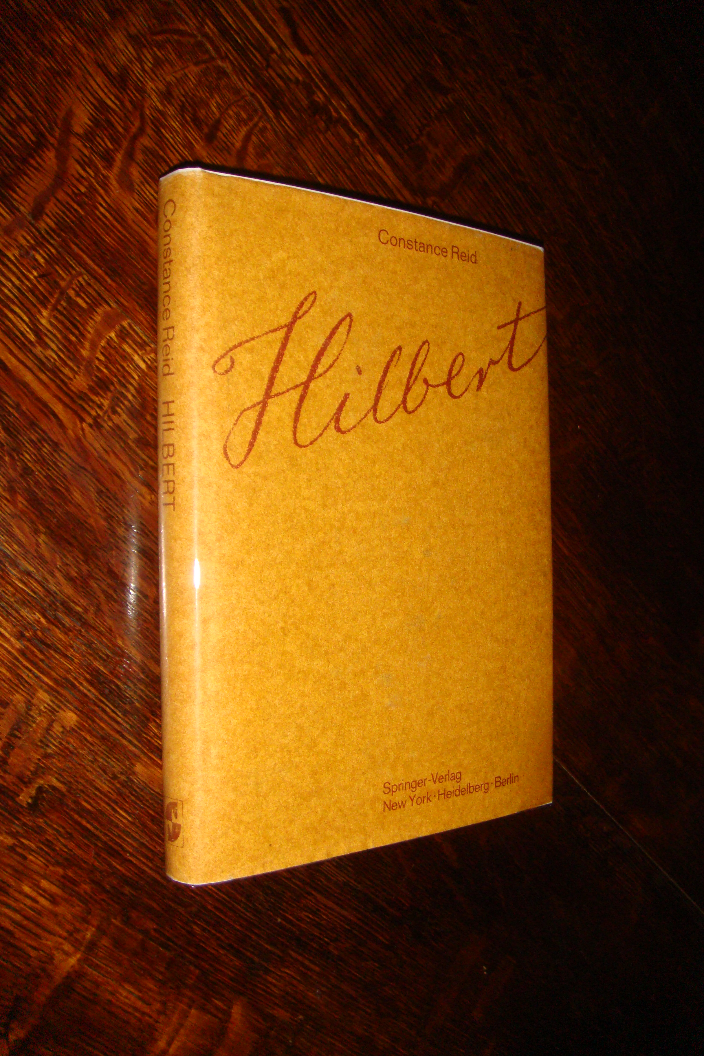 David Hilbert : An Appreciation of his Mathematical Work (first ...
