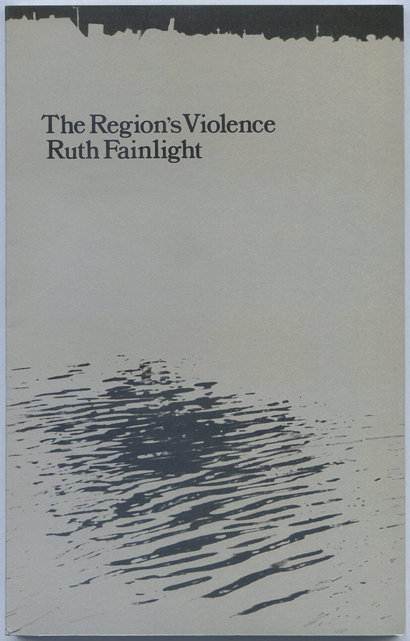 The Region's Violence by FAINLIGHT, Ruth: Fine Softcover (1973 ...
