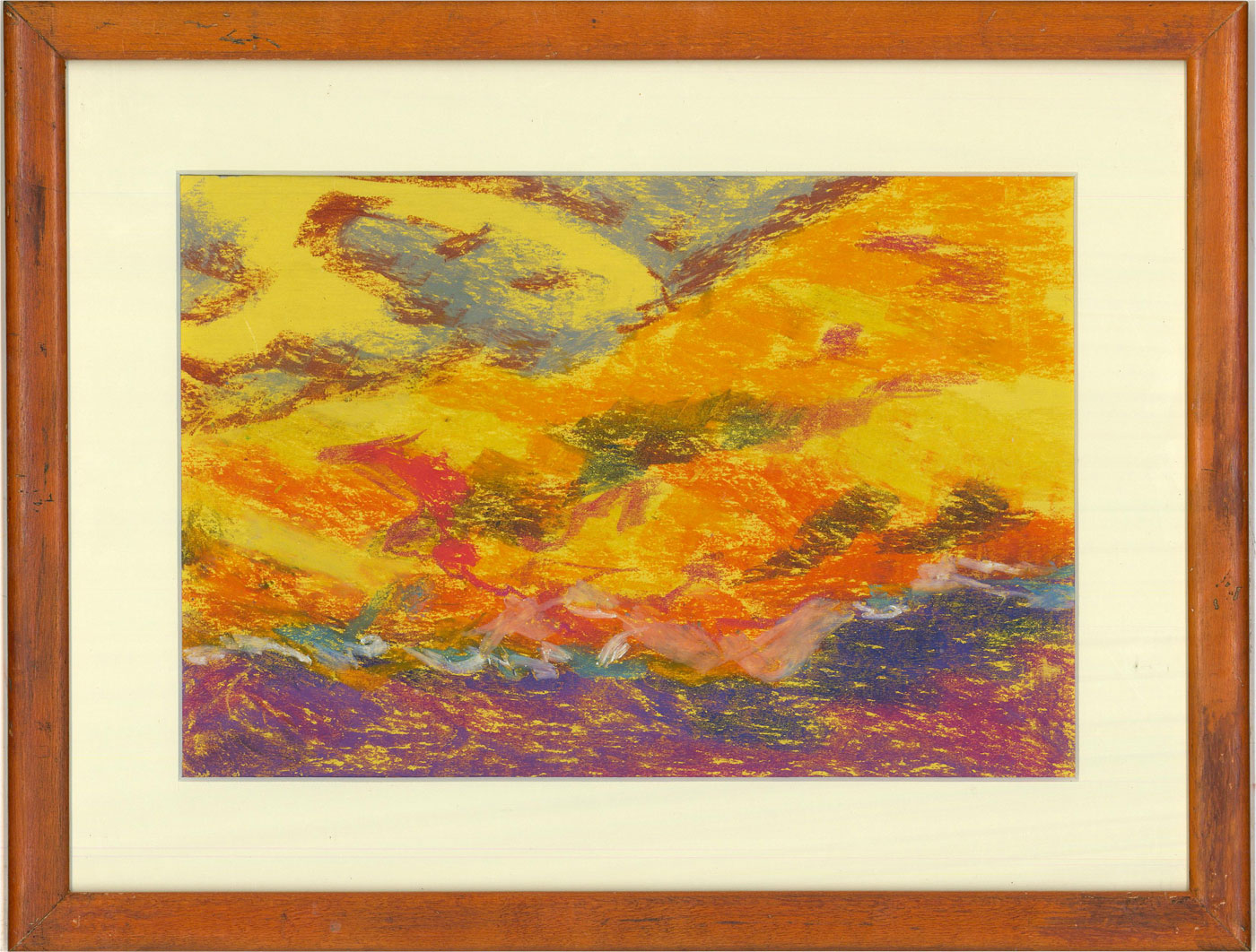 Edna Parker - Contemporary Pastel, Atlas Mountains, Morocco von Edna ...