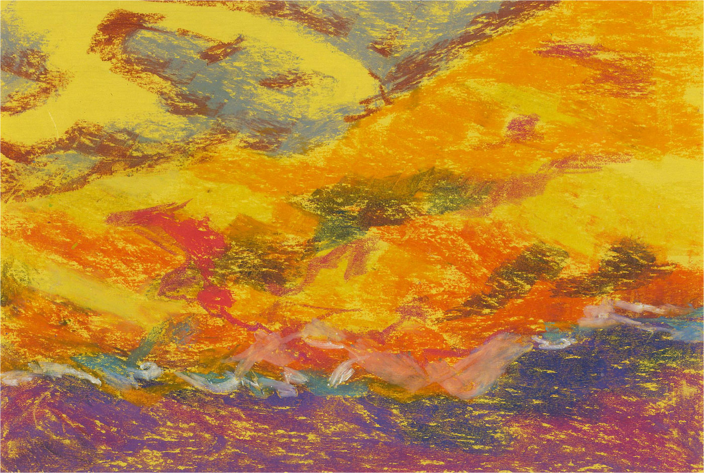 Edna Parker - Contemporary Pastel, Atlas Mountains, Morocco by Edna ...