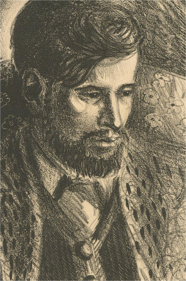 Frederick P. Cooke (1896-1978) - Mid 20th Century Monotype, Head Study ...