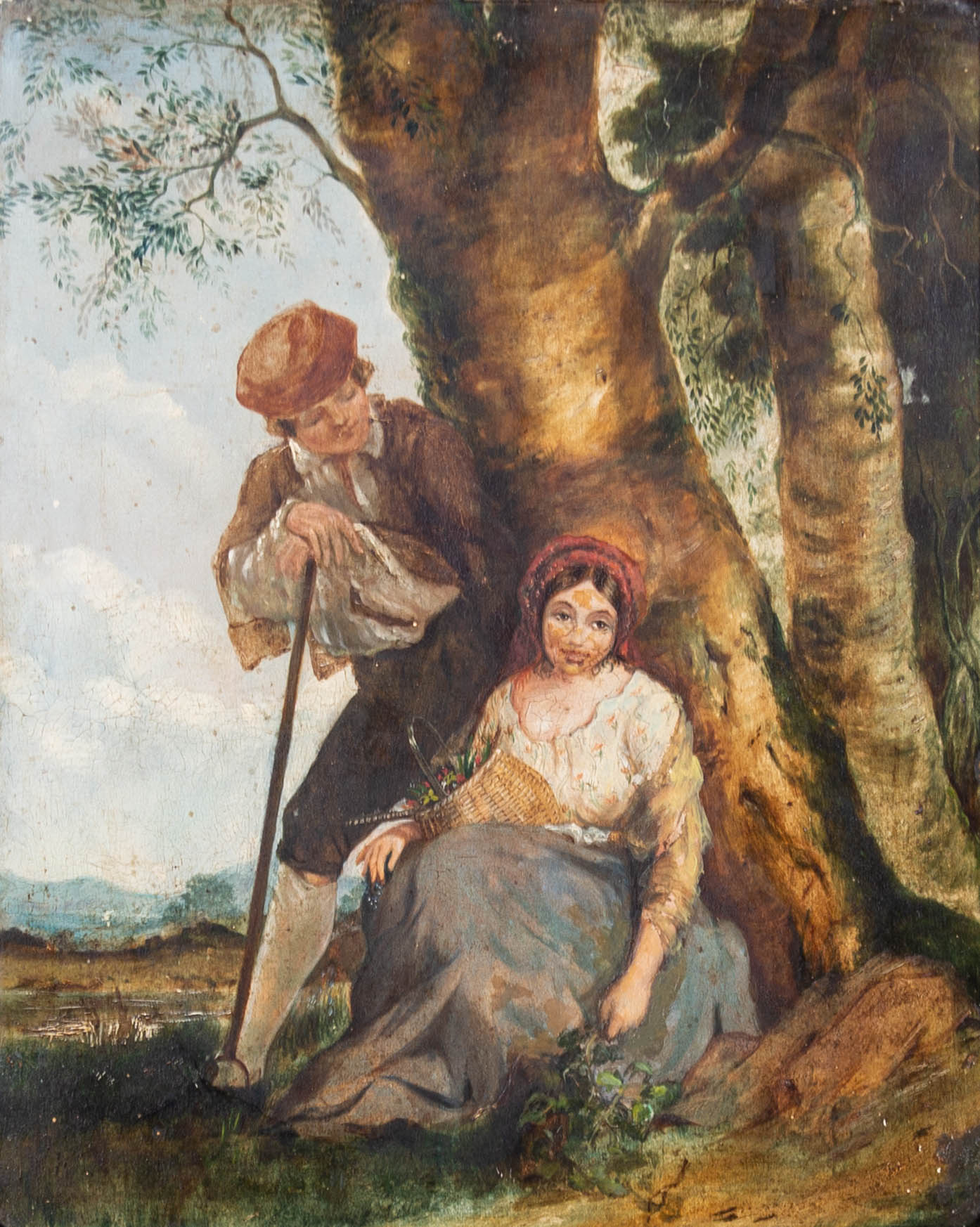 Circle of Thomas Faed - Mid 19th Century Oil, An Admirer by Circle of ...