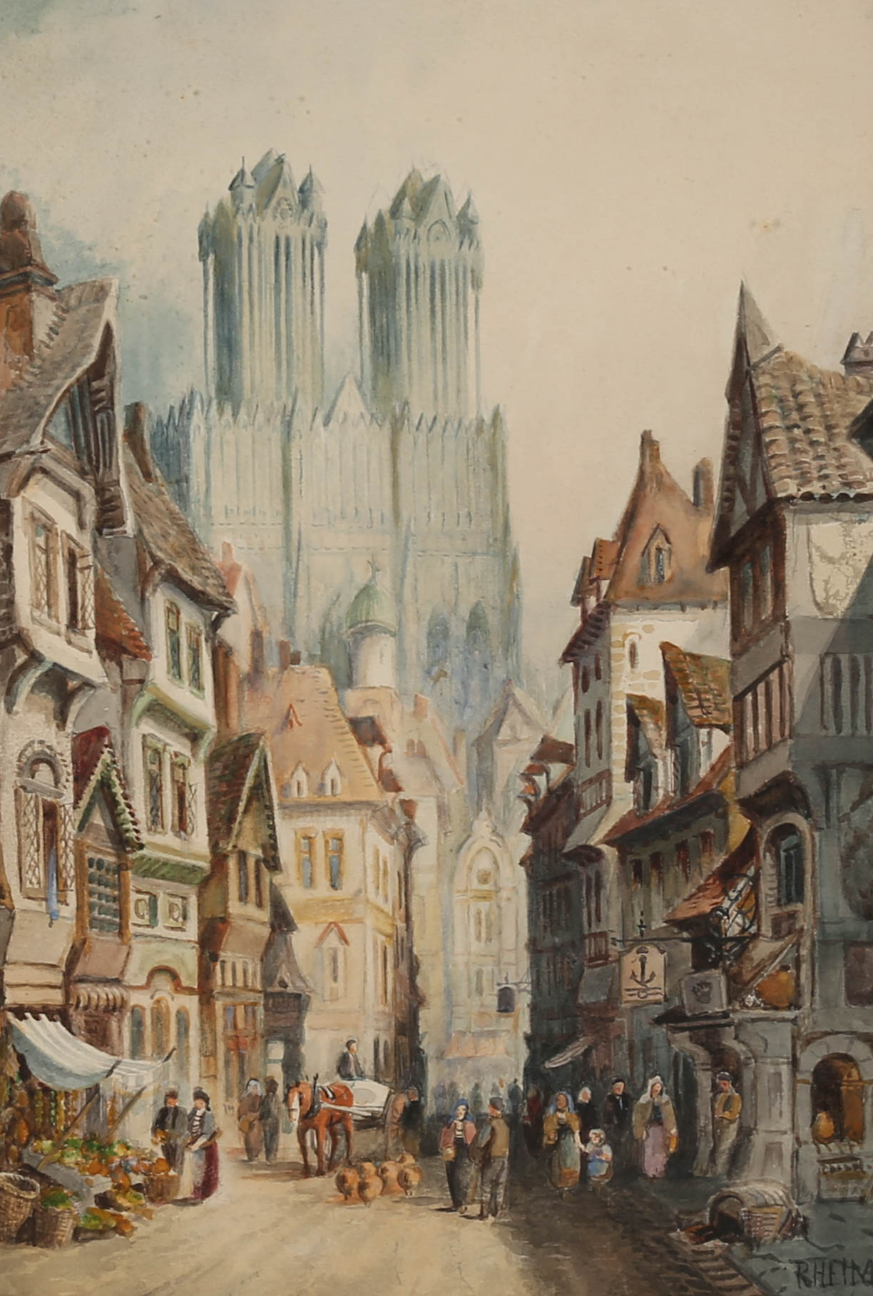 Charles James Keats, RBA - Early 20th Century Watercolour, Notre Dame ...