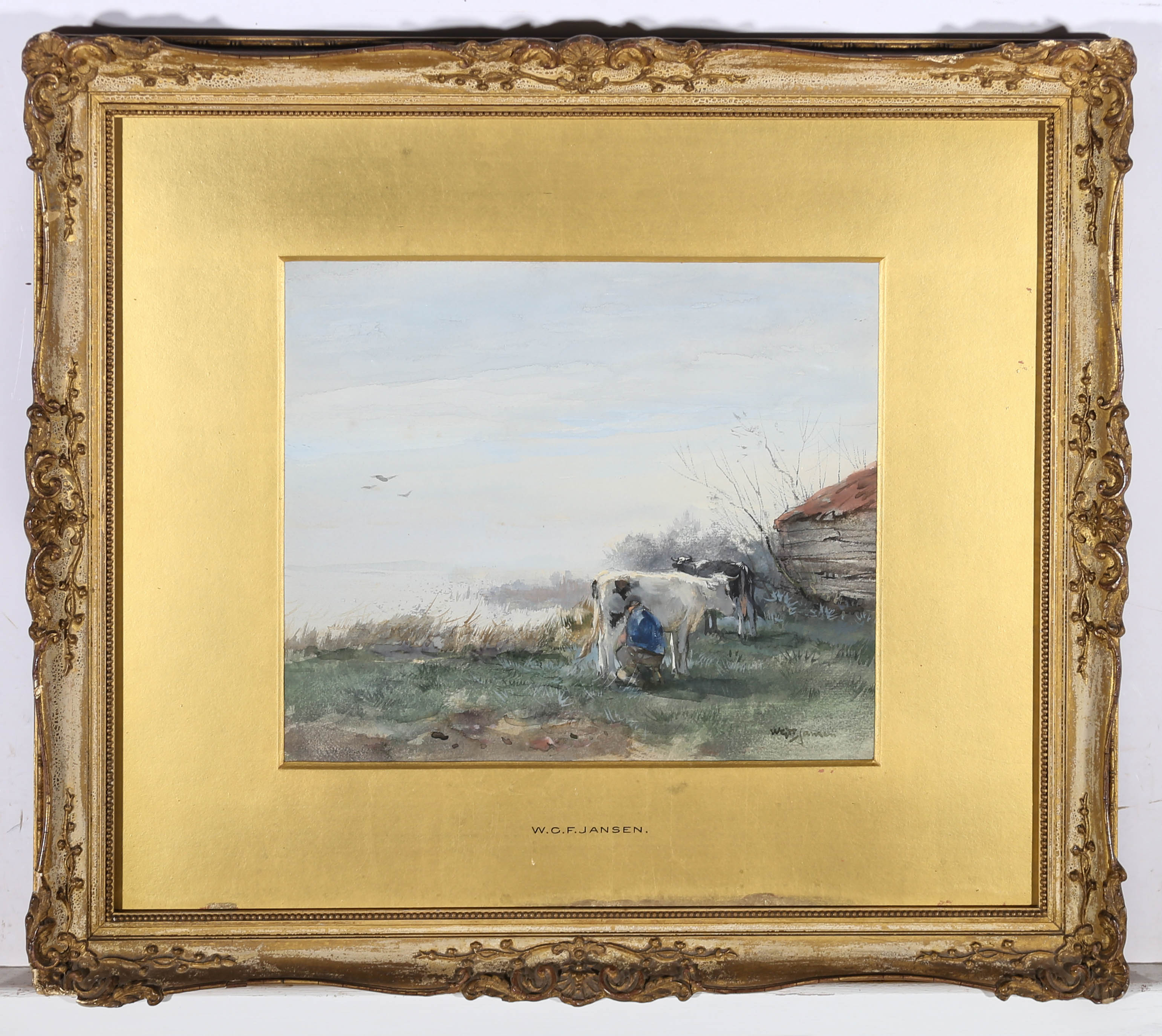 William G. Frederick Jansen (1871-1949) - Early 20thC Watercolour ...