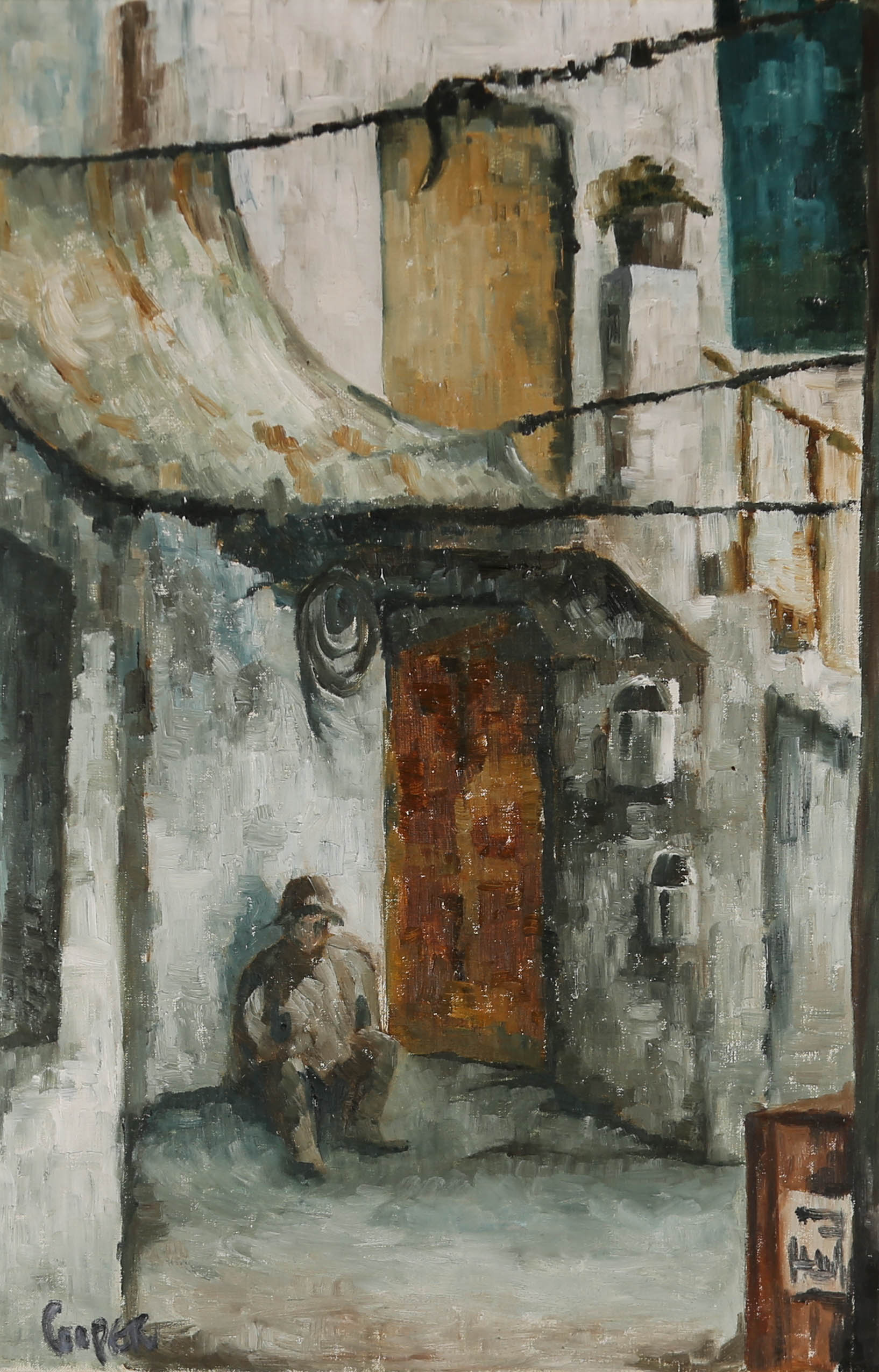 Cooper - 20th Century Oil, On The Streets by Cooper: Signed by Author(s ...