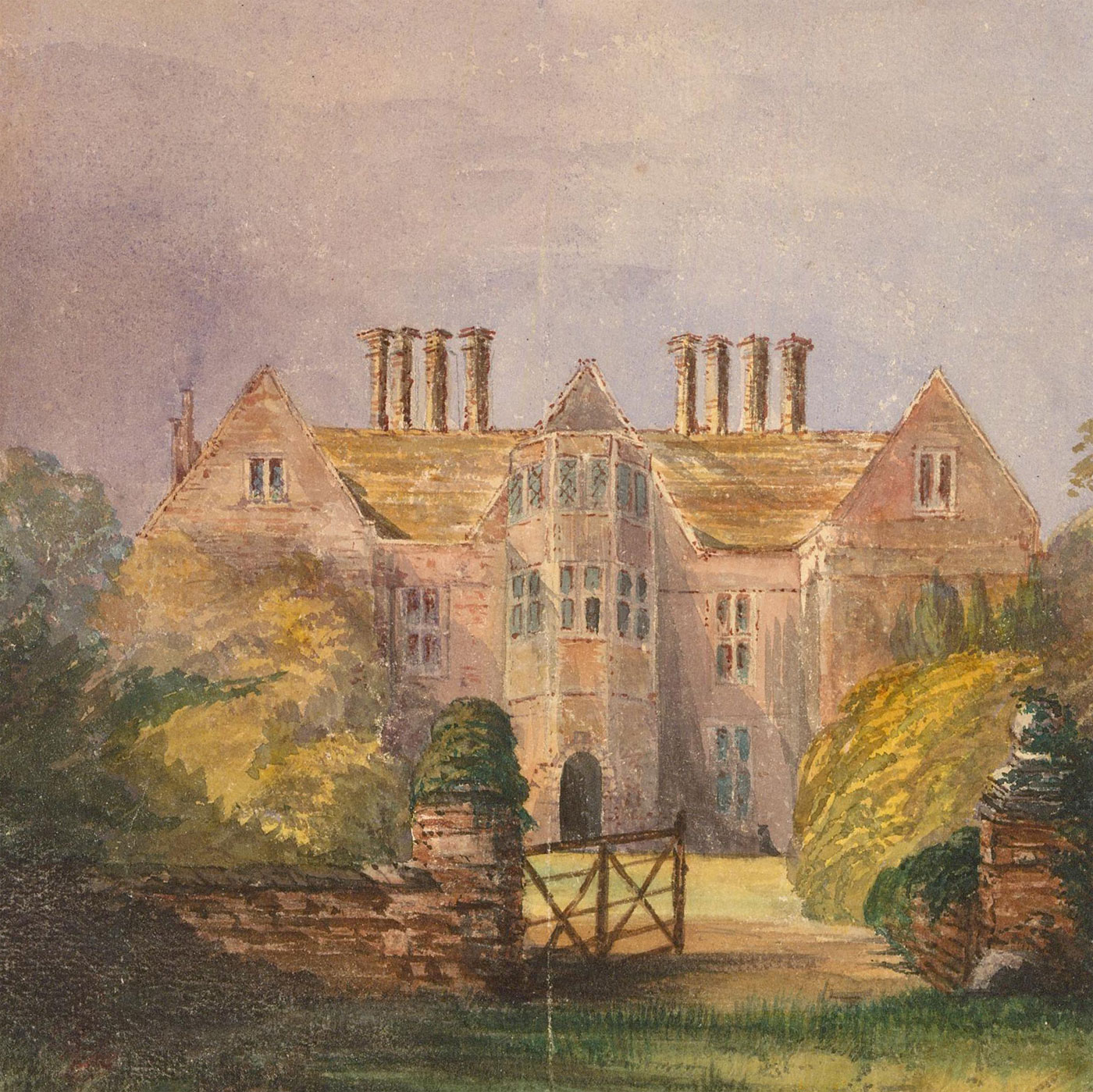 Early 20th Century Watercolour - Henbury Hall: Kunst / Grafik / Poster ...