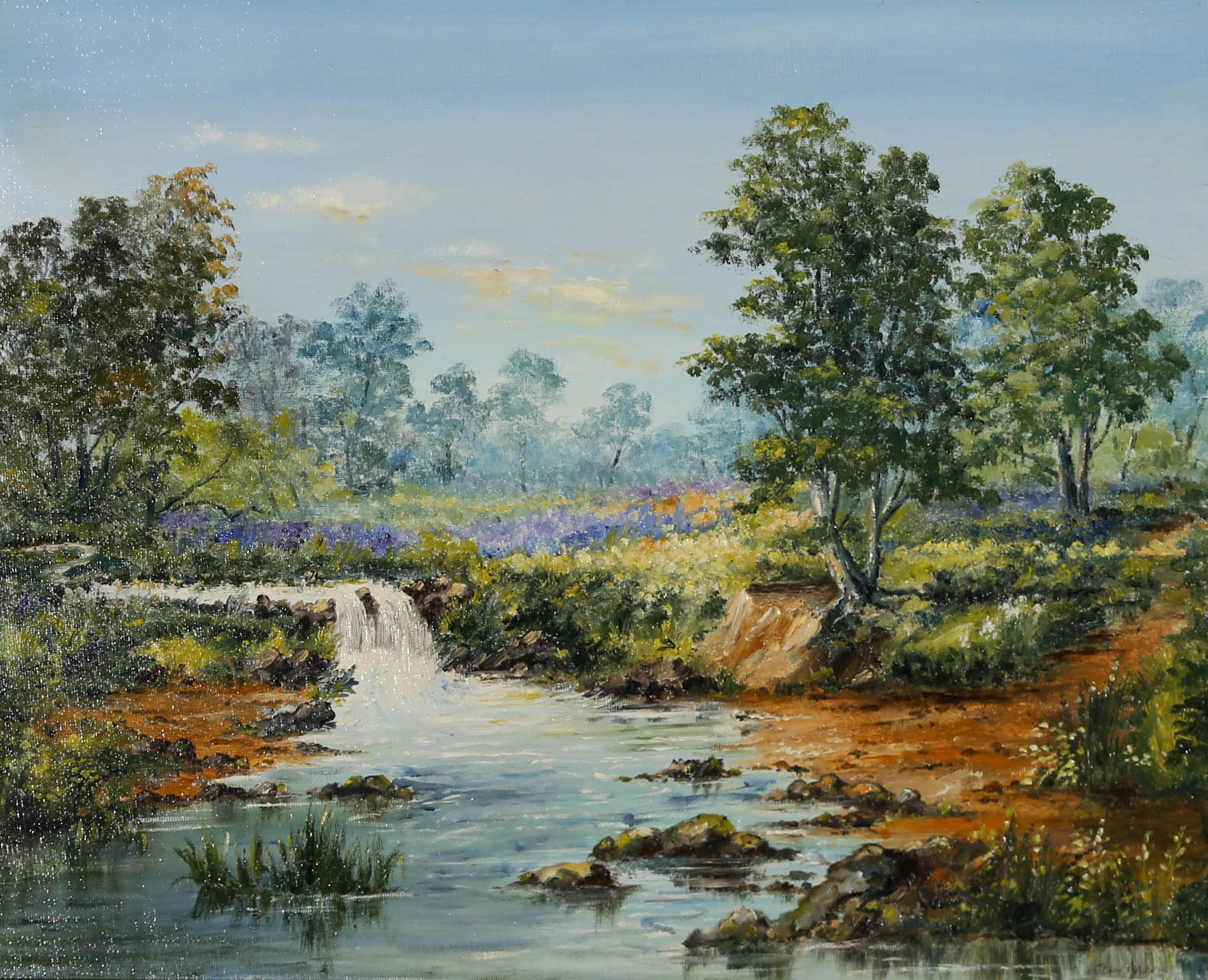 John Parris - Framed Contemporary Oil, Spring von John Parris: Signed ...