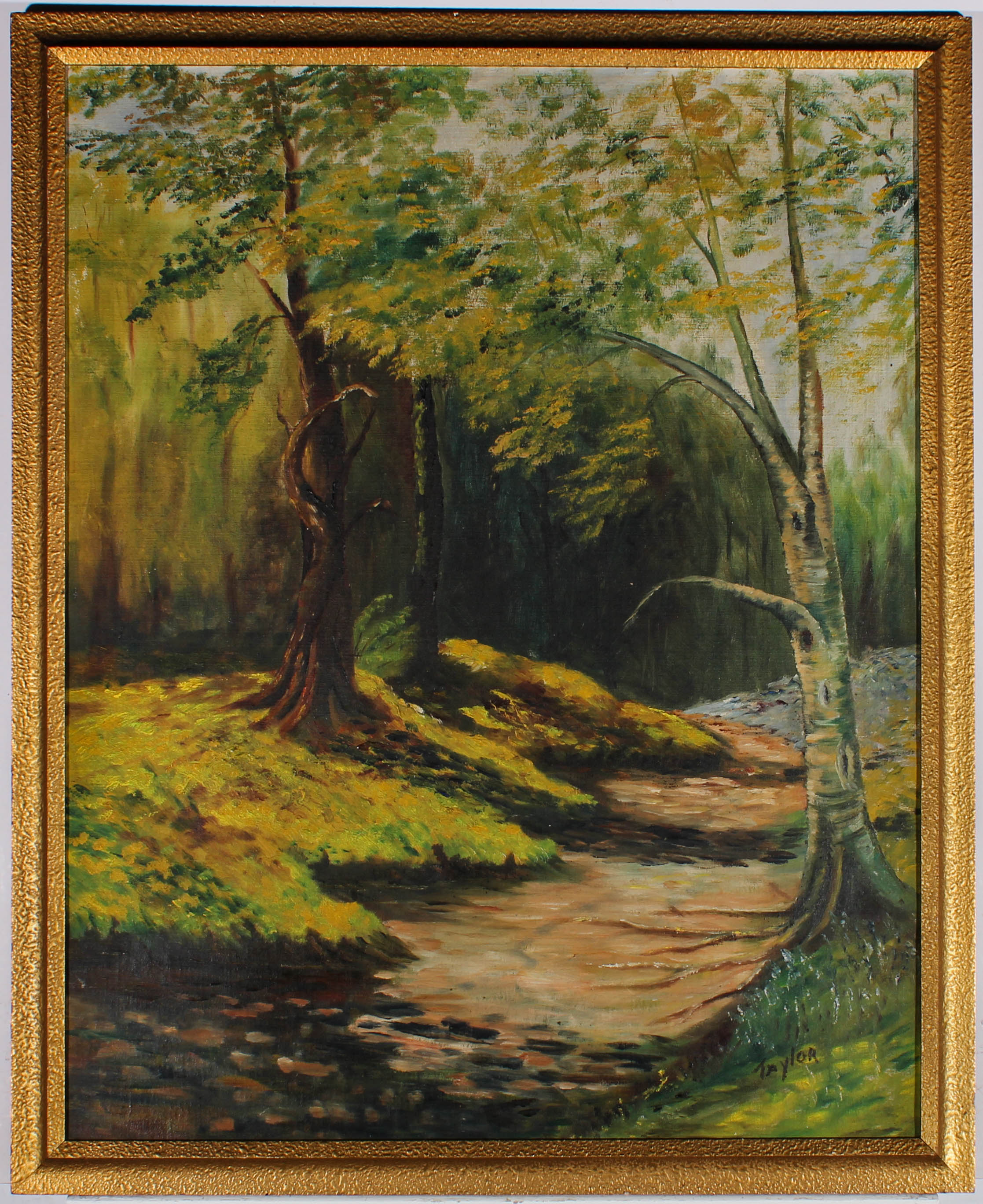 Joseph Taylor - 1935 Oil, Dunkery Wood von Joseph Taylor: (1935) Signed ...