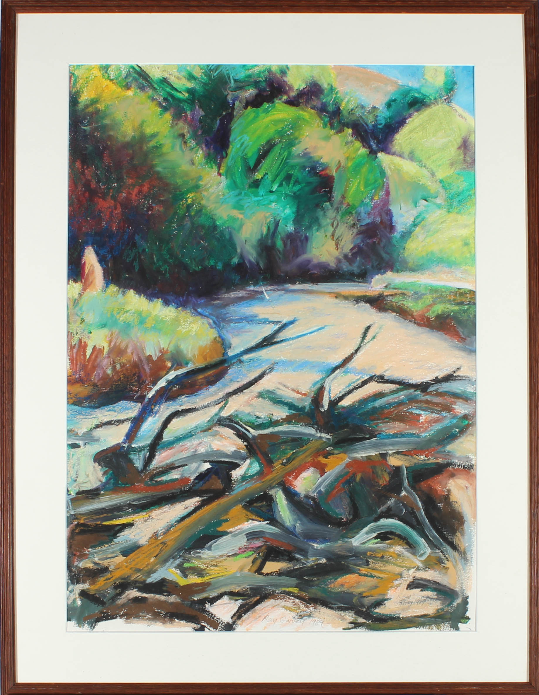 Ray Garvey (1943 - 2001) - 1989 Oil, Woodland Clearing by Ray Garvey ...