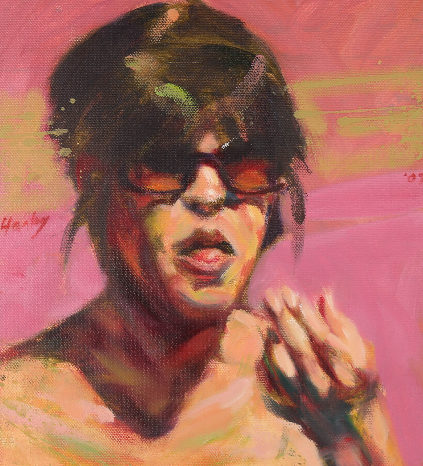 Clifford Hanley (1948-2021) - 2007 Oil, Oh Cherry, Oh Baby by Clifford ...