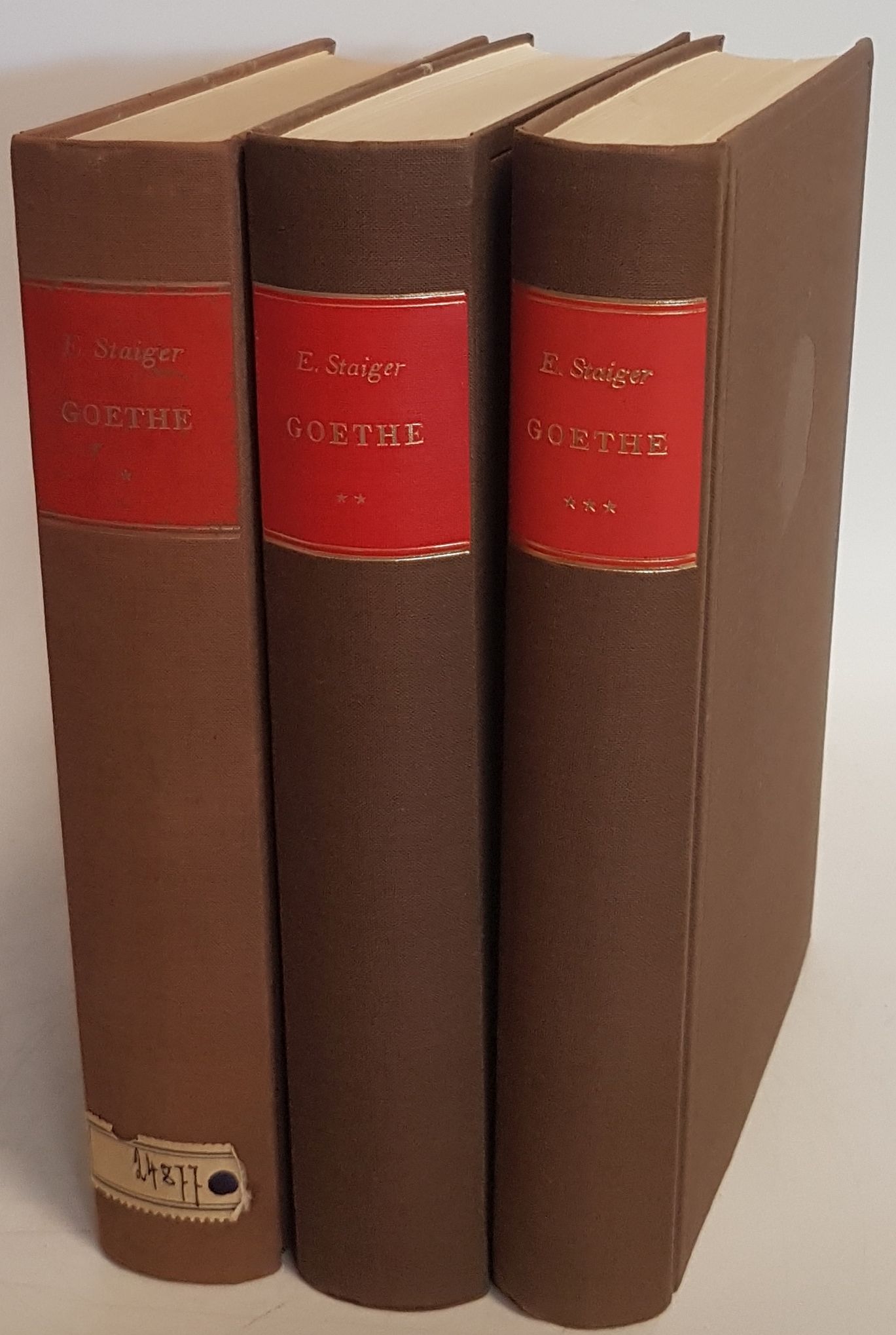 Goethe (3 Bände KOMPLETT) - Bd.I: 1749 - 1786/ Bd.II: 1786 - 1814/ Bd ...