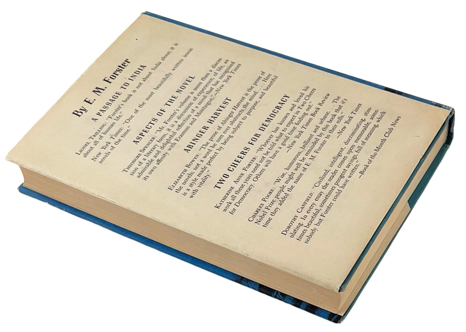 The Hill of Devi by Forster, E. M. [Edward Morgan]: Fine Hardcover ...