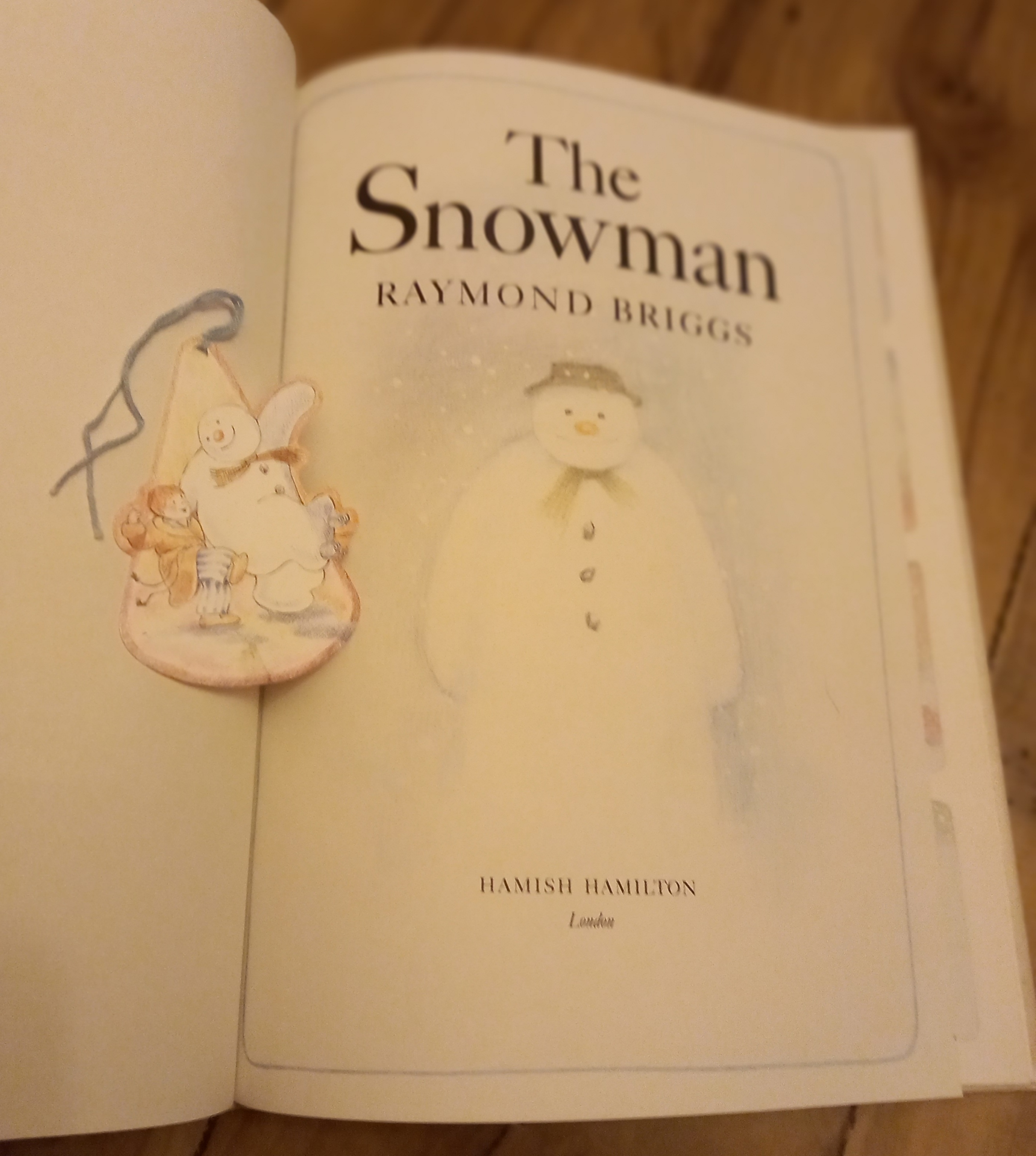 THE SNOWMAN. First Edition with Signed Gift Tag. A FINE COPY OF THIS ...