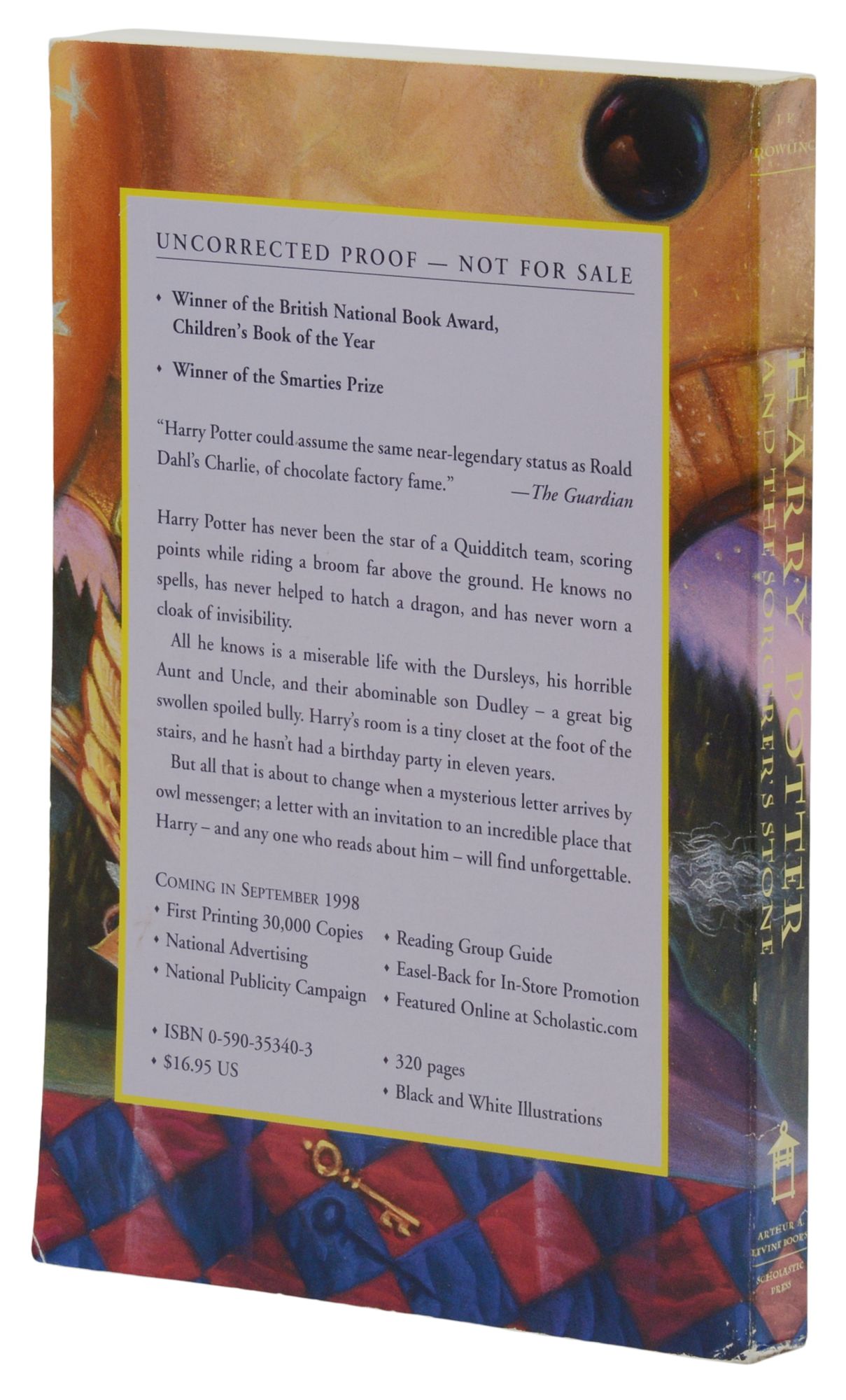 Harry Potter and the Sorcerer's Stone by Rowling, J.K.: Very Good (1998 ...