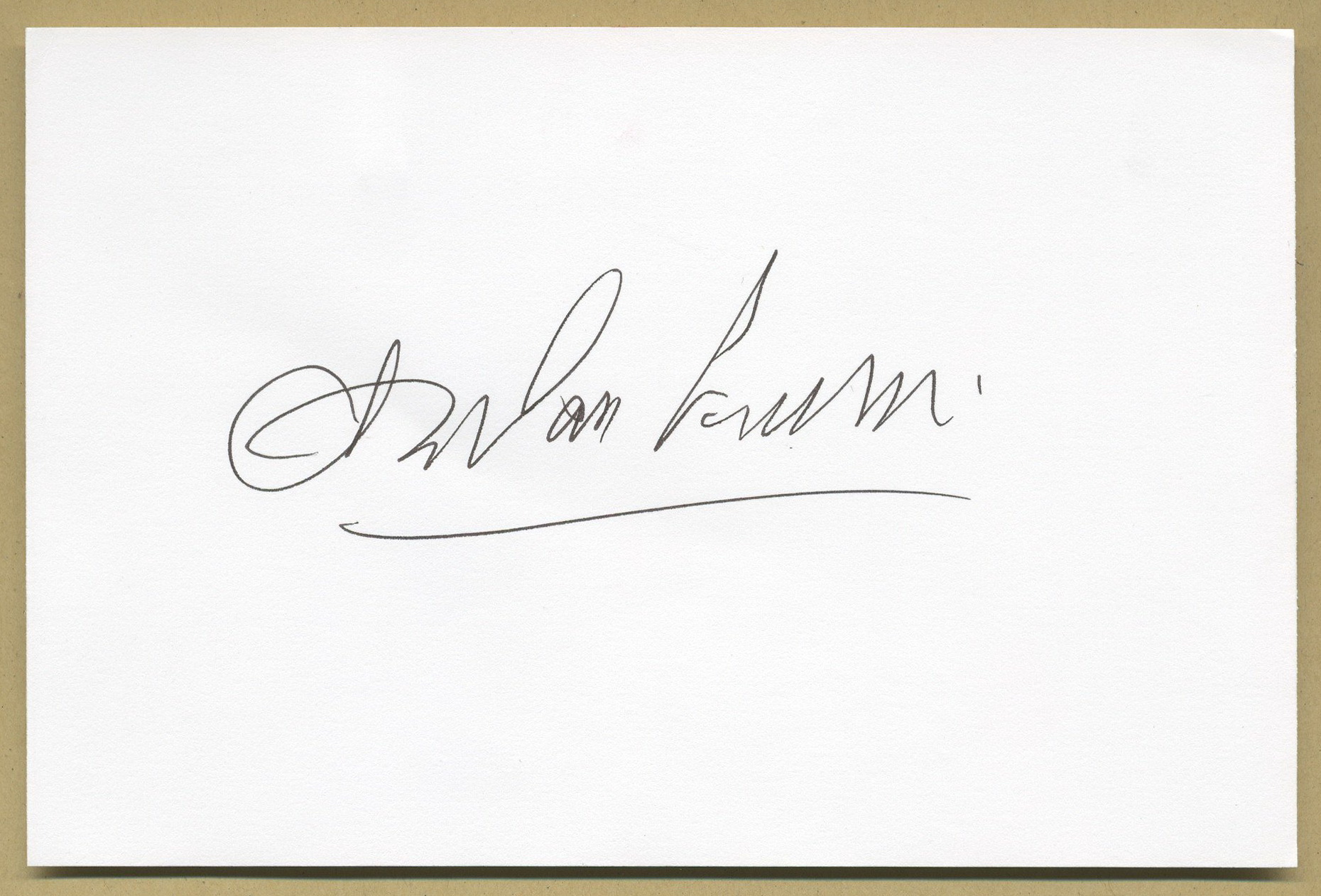 Arturo Uslar Pietri (1906-2001) - Signed card + Photo - 1998 by Arturo ...