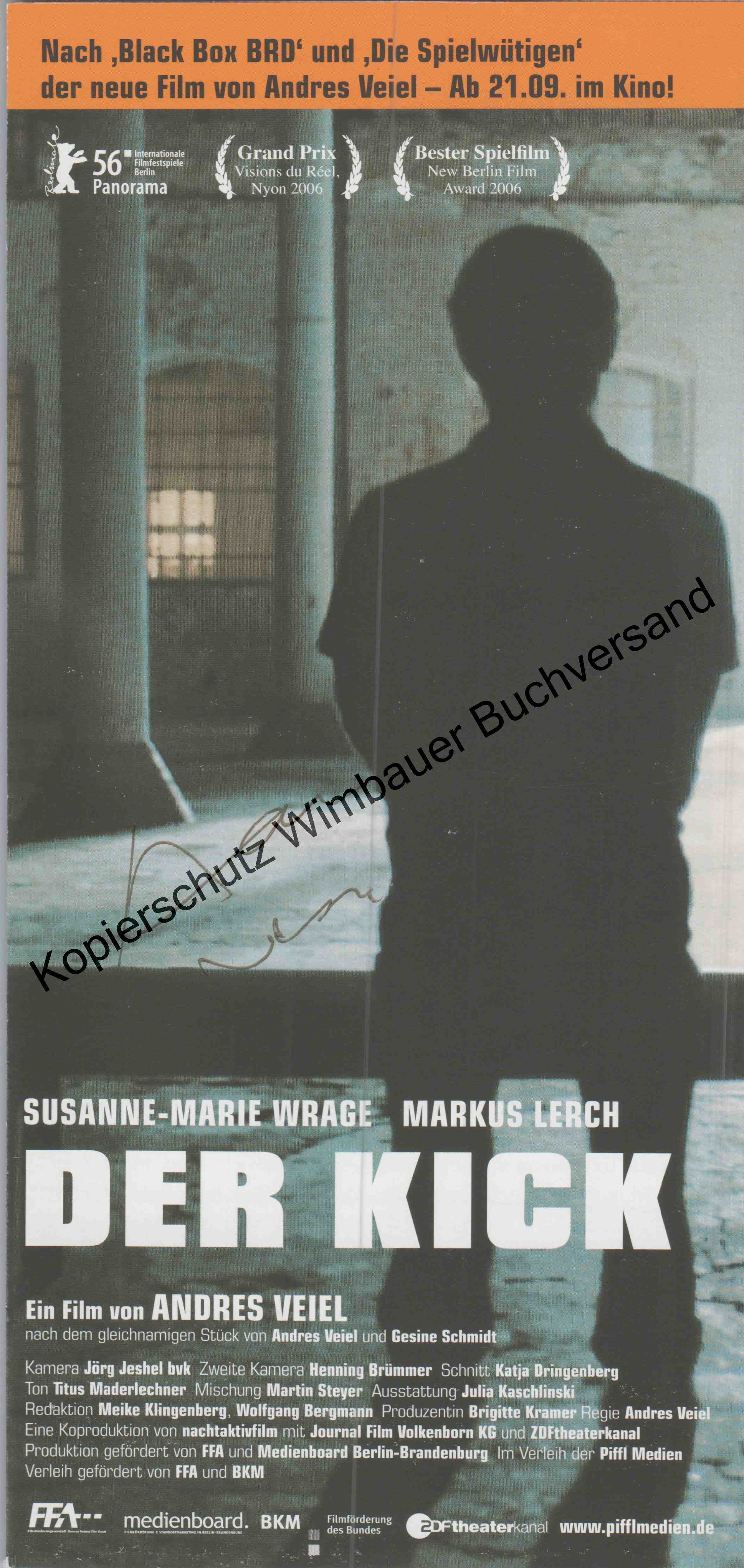 Original Autogramm Andres Veiel Der Kick /// Autograph signiert signed ...