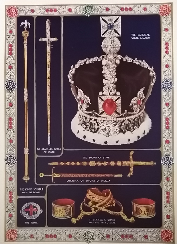 HALLMARKS OF THE BRITISH EMPIRE AND OF BRITISH SOVEREIGNTY,1937 Royalty ...