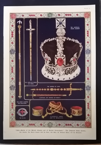 HALLMARKS OF THE BRITISH EMPIRE AND OF BRITISH SOVEREIGNTY,1937 Royalty ...