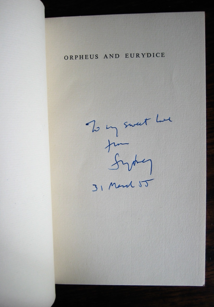 Orpheus and Eurydice: a dramatic poem. [With a drawing by David McClure ...