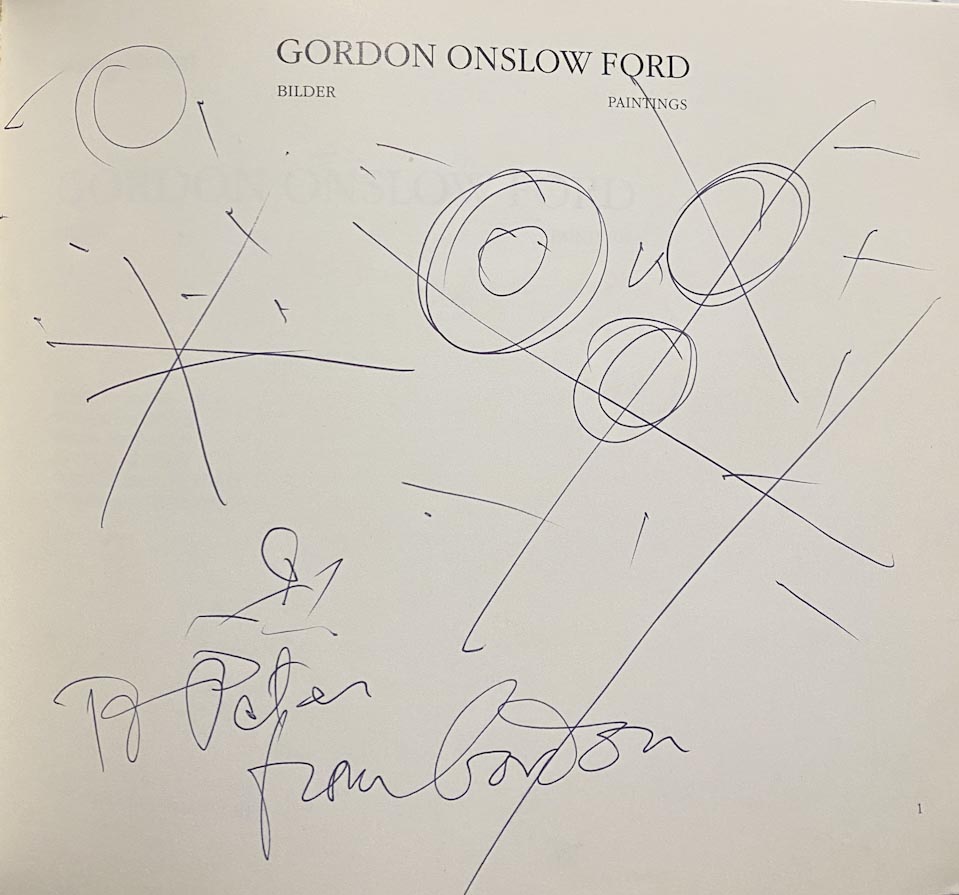 Gordon Onslow Ford Bilder / Paintings (Signed Association Copy) by FORD ...