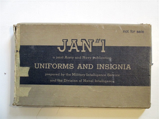 JAN #1. Joint Army Navy Publication One. Uniforms & Insignia. by US Military Intelligence ...
