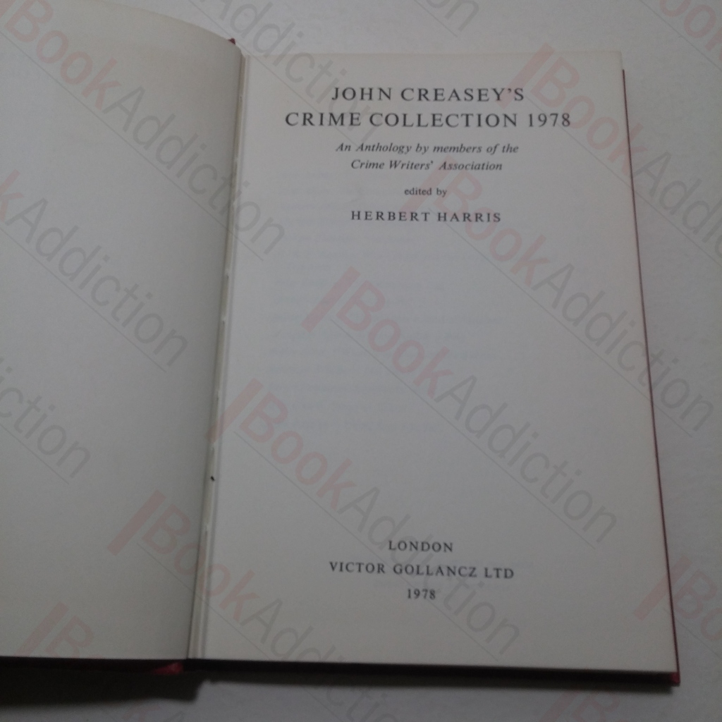 John Creasey's Crime Collection,1978 by Harris, Herbert (editor): Very ...