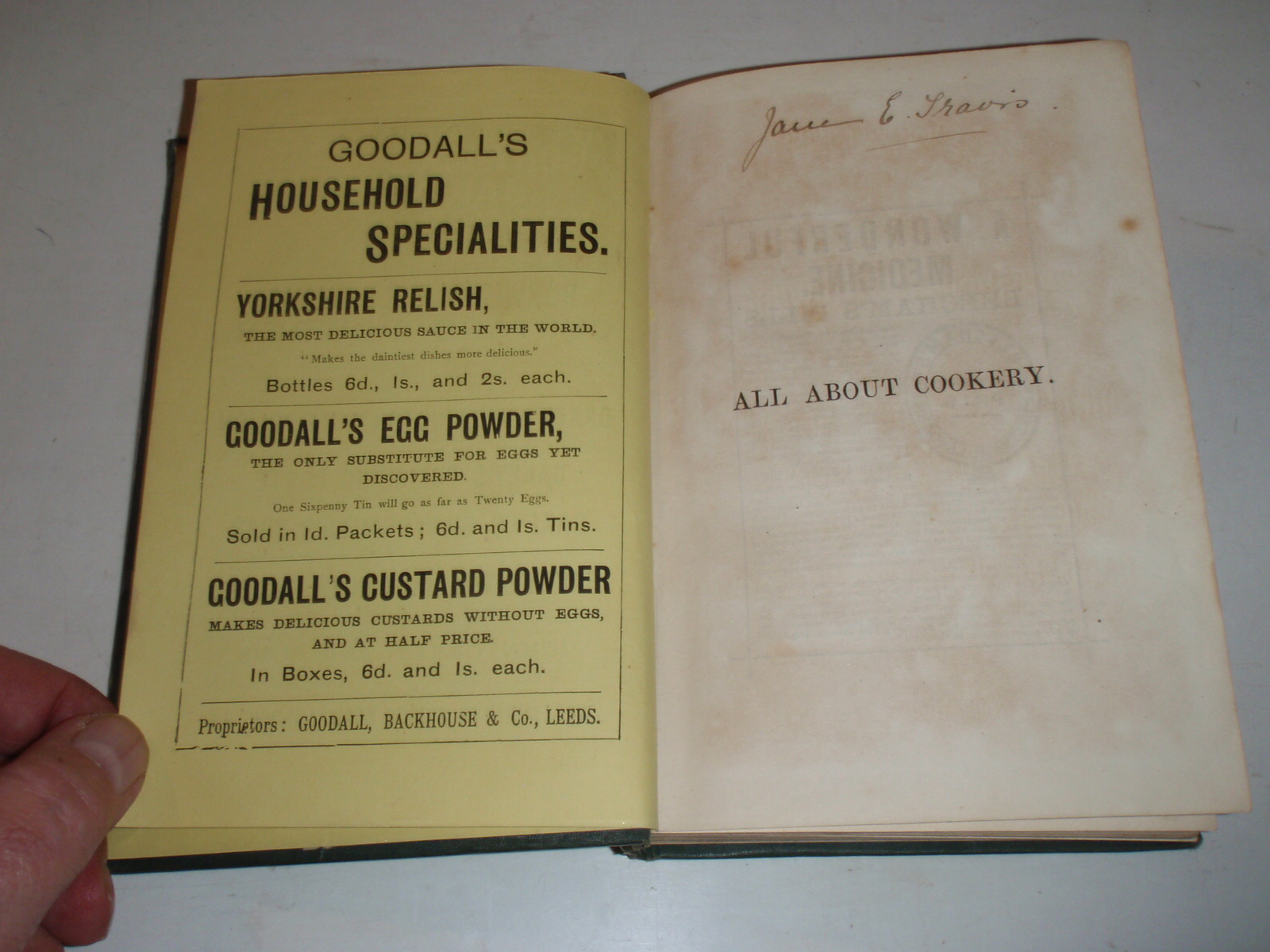 All About Cookery: A Collection of Practical Recipes, Arranged in ...