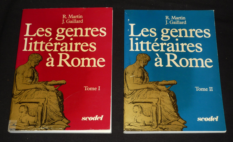 Les Genres littéraires à Rome, Tome 1 et 2 (2 Volumes) par Martin René ...