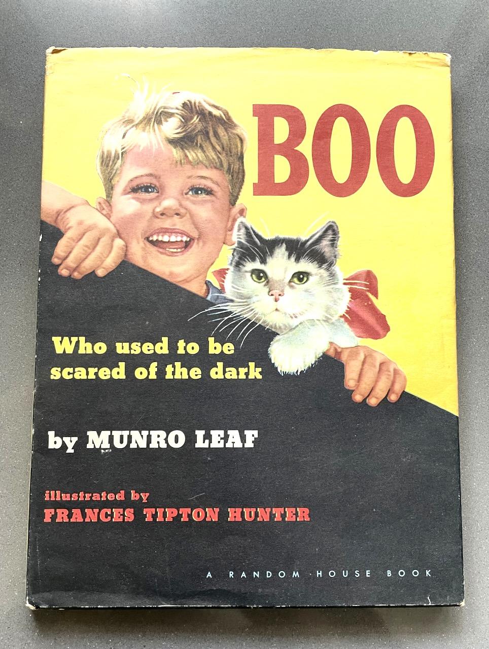 BOO Who Used to Be Scared of the Dark by Leaf, Munro: Fine Hardcover ...