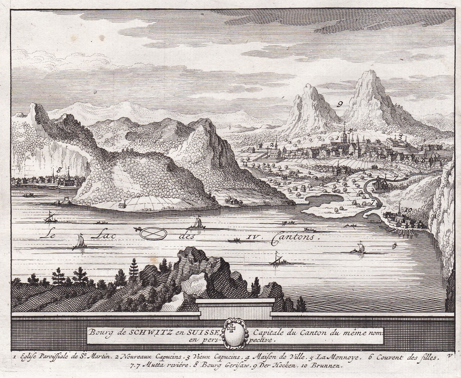 "Bourg de Schwitz en Suisse ." - Schwyz Schweiz Suisse Switzerland ...