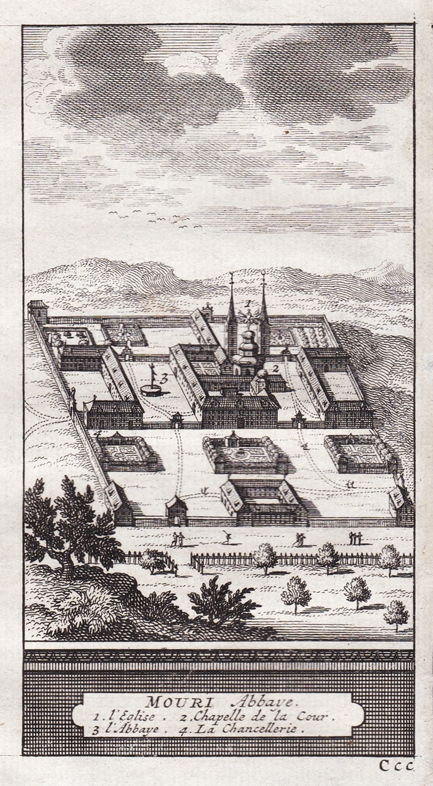 "Mouri Abbaye . " - Muri Aargau Schweiz Suisse Original Ruchat by AA ...