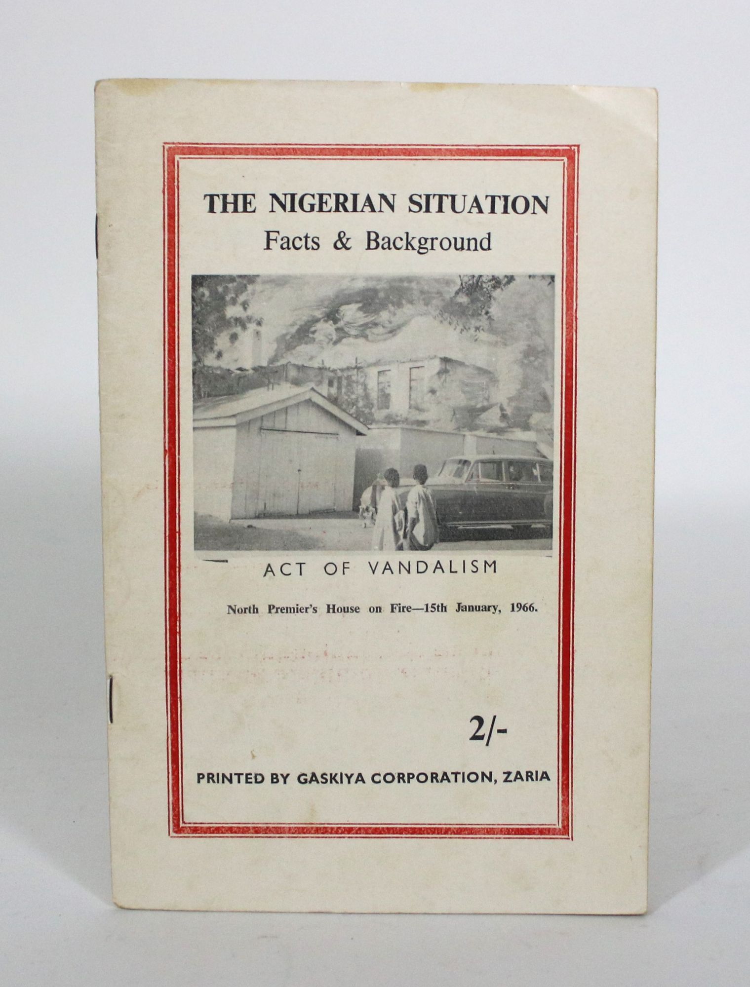 The Nigerian Situation: Facts & Background by (Current Issues Society ...