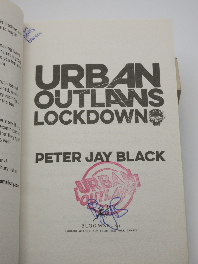 Urban Outlaws Lockdown [SIGNED] by Peter Jay Black: Near Fine Paperback. Printed pages: 304 ...