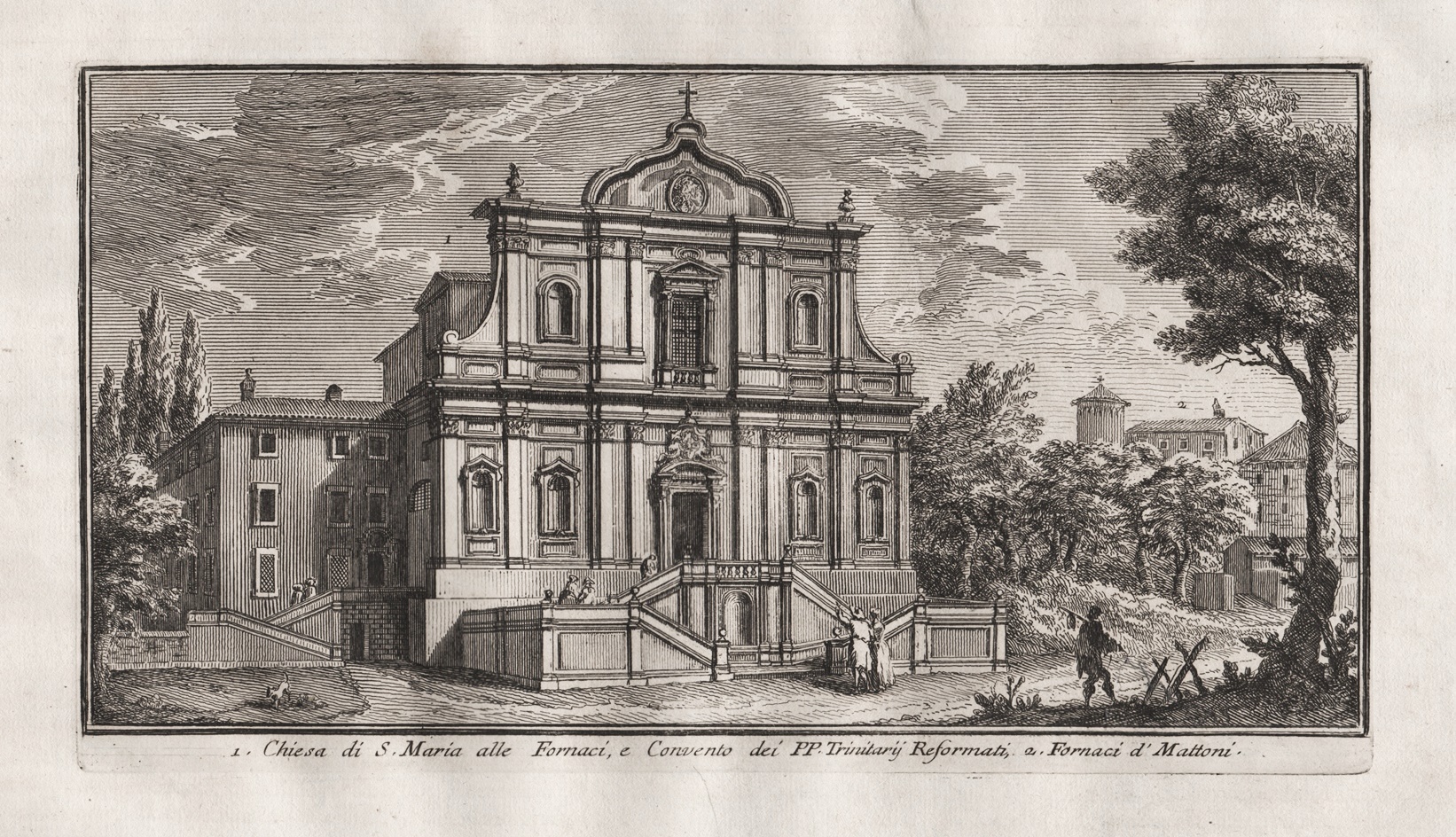 "1. Chiesa di S. Maria alle Fornaci, e Convento dei PP. Trinitarii ...